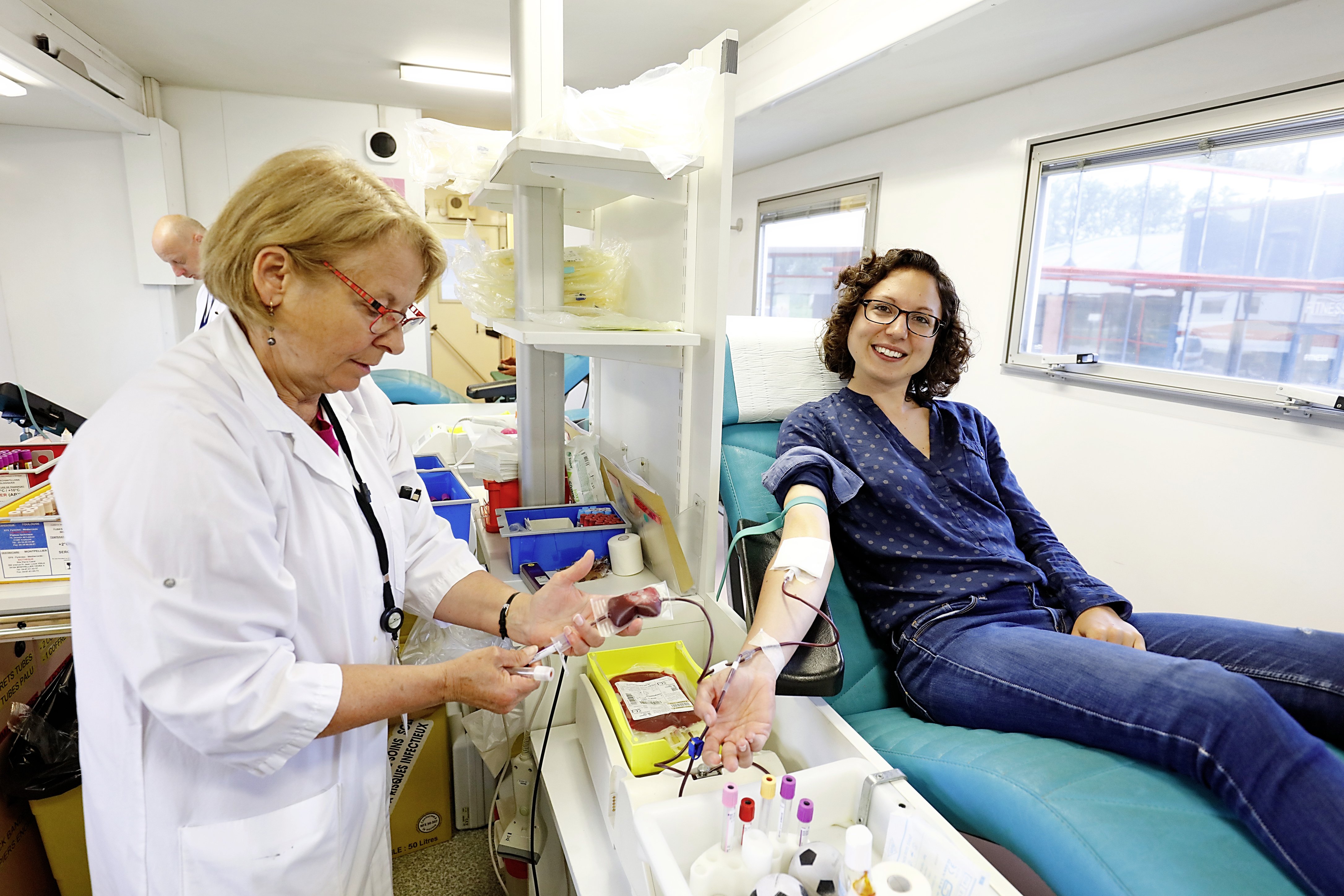 Comment ça se passe, le don du sang