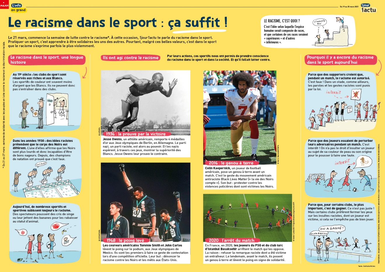 Encore un acte raciste dans le sport…